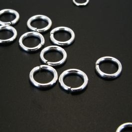 Metalne Alke 1x9 mm boja srebra (1001121)